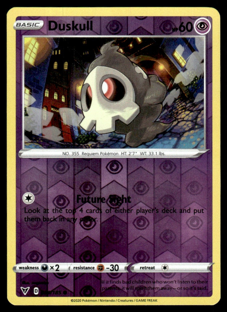 Duskull 069/185 Reverse - Vivid Voltage - Sword & Shield – Poke MZT