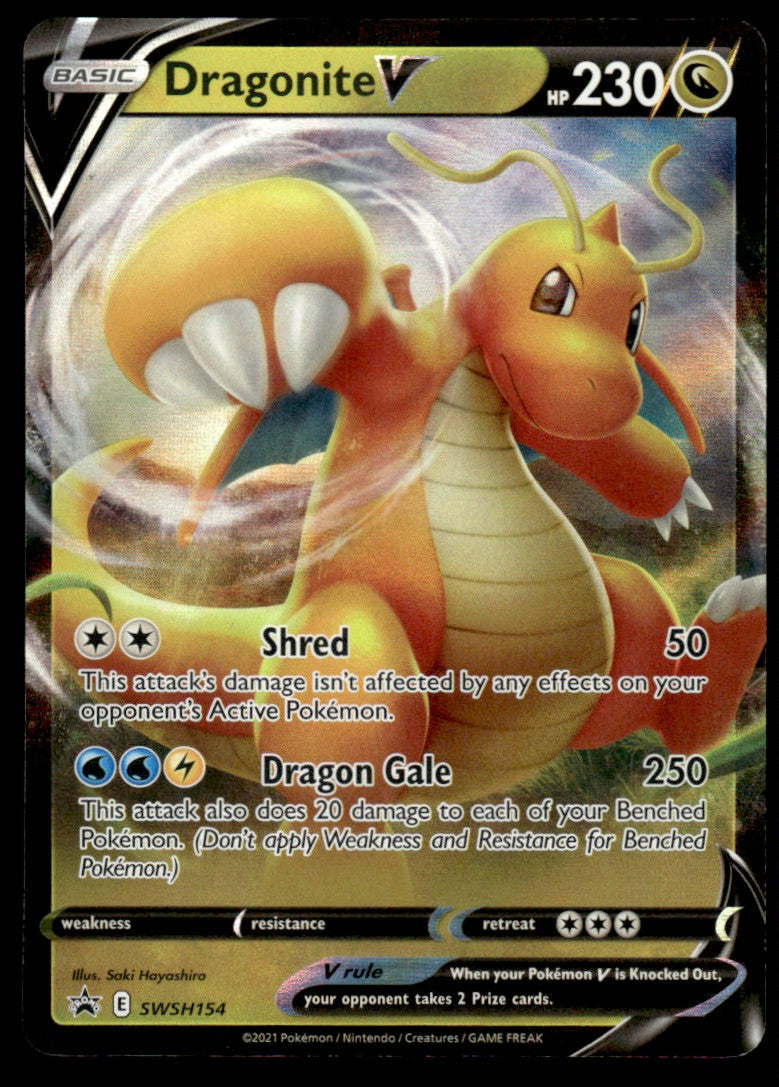 Dragonite V SWSH154/PRSS - Sword & Shield Promos - Sword & Shield ...