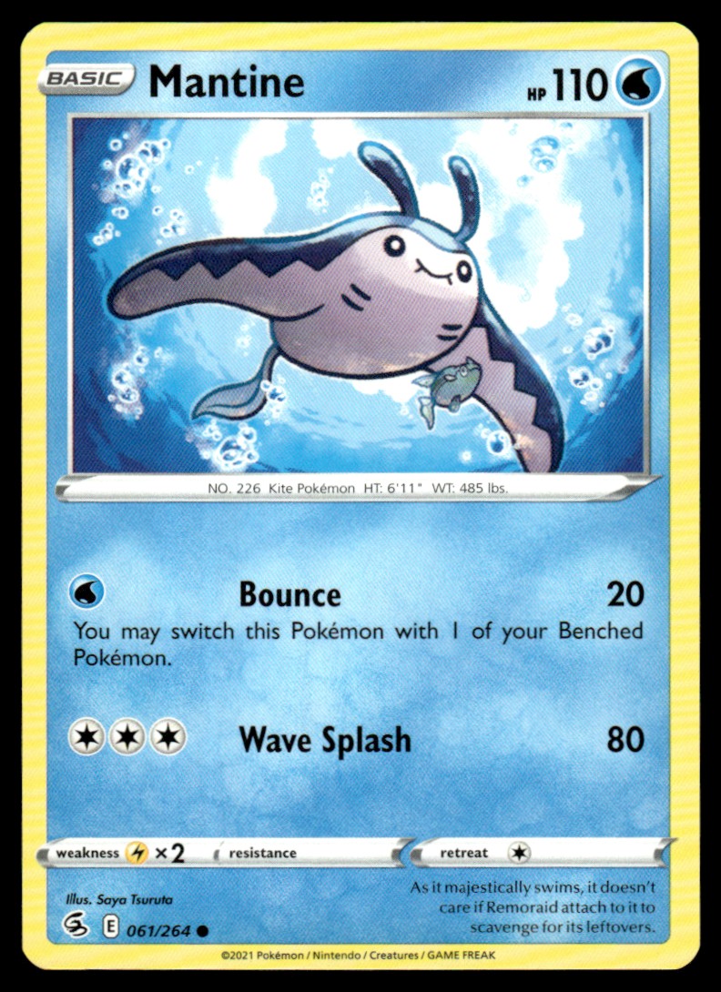 Mantine 061/264 Comun - Fusion Strike - Sword & Shield – Poke MZT