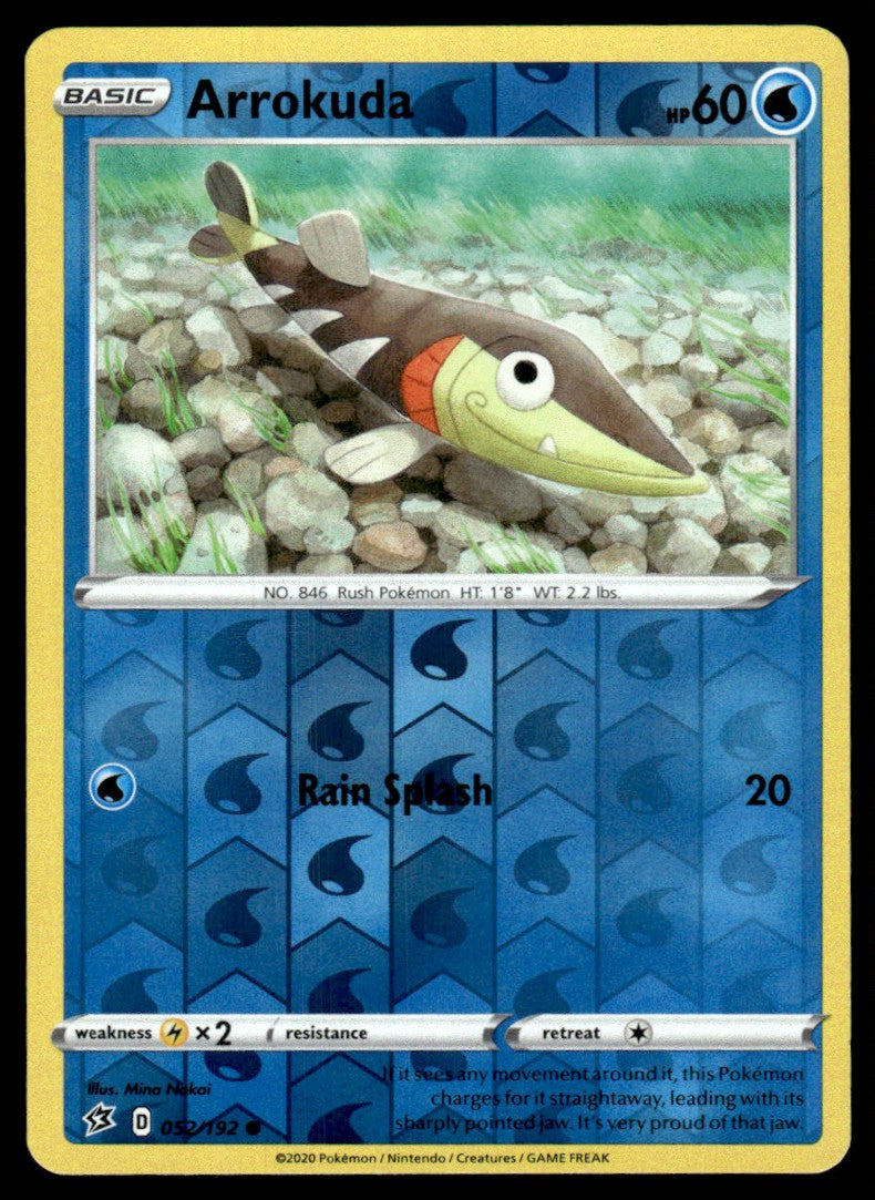 Arrokuda 052/192 Reverse - Rebel Clash - Sword & Shield – Poke MZT