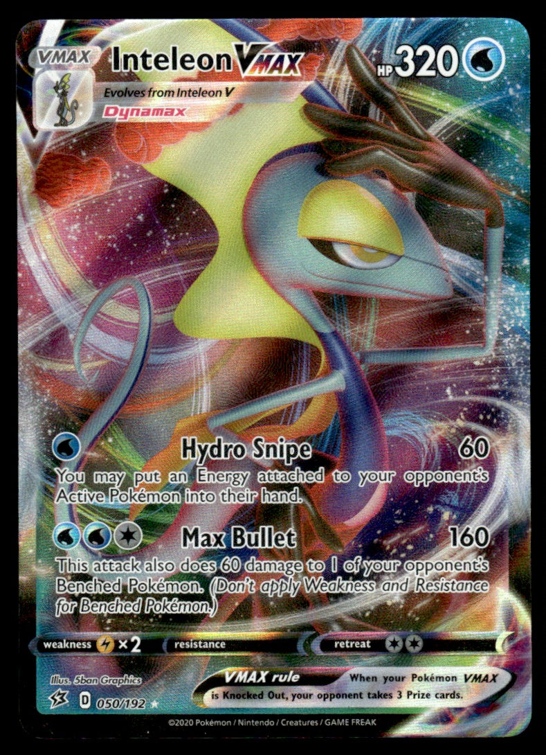 Inteleon VMAX 050/192 - Rebel Clash - Sword & Shield – Poke MZT